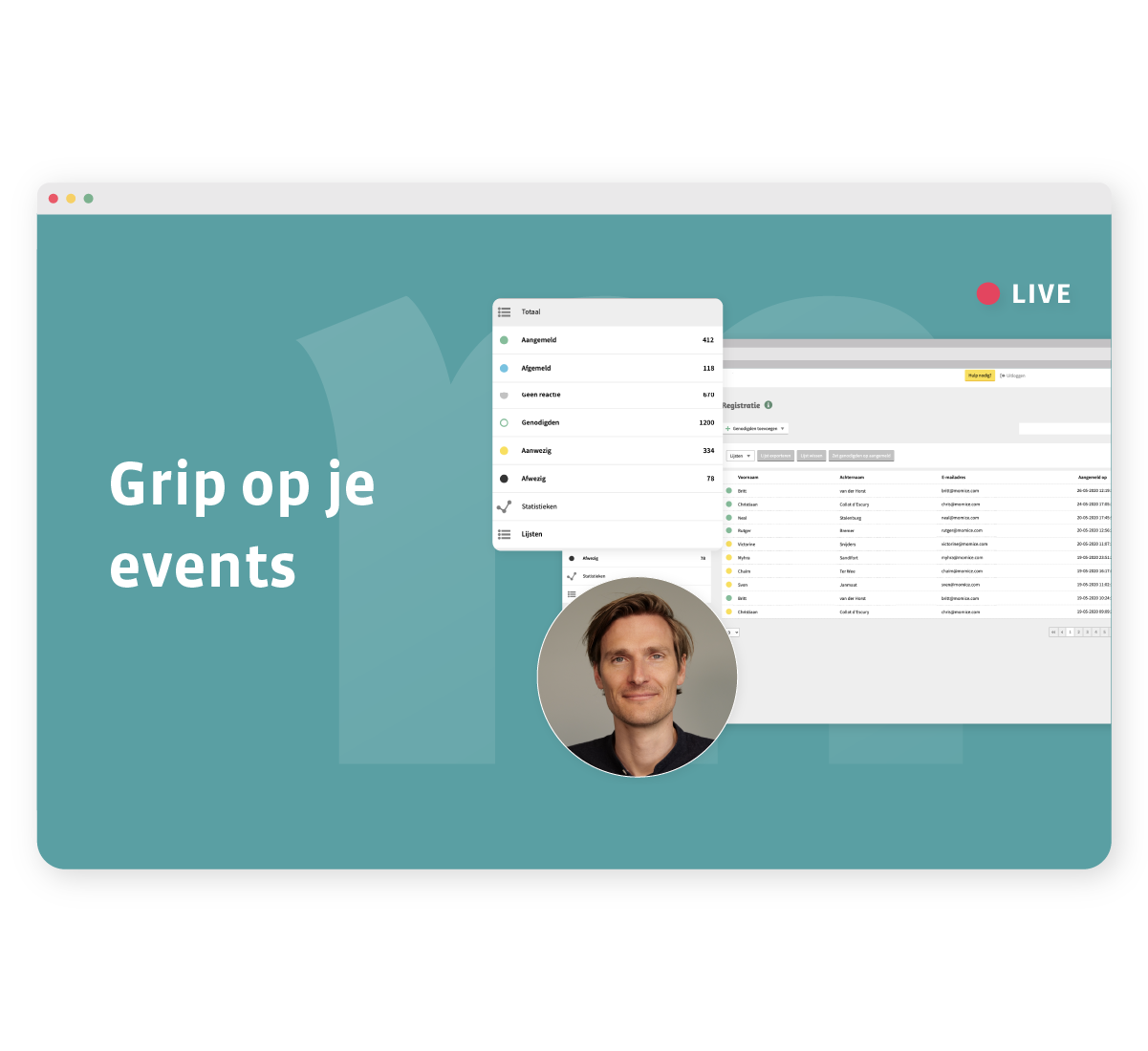 Bekijk de webinar geslaagd | Webinar Grip op je events